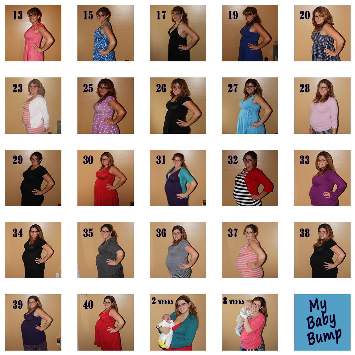 2 Months with Mr. Man: I’ve finally organized my Bump Pics! – My ...